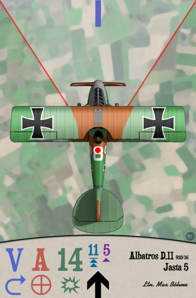 Max Böhme Albatros D.II - Reduced Aircraft Factory